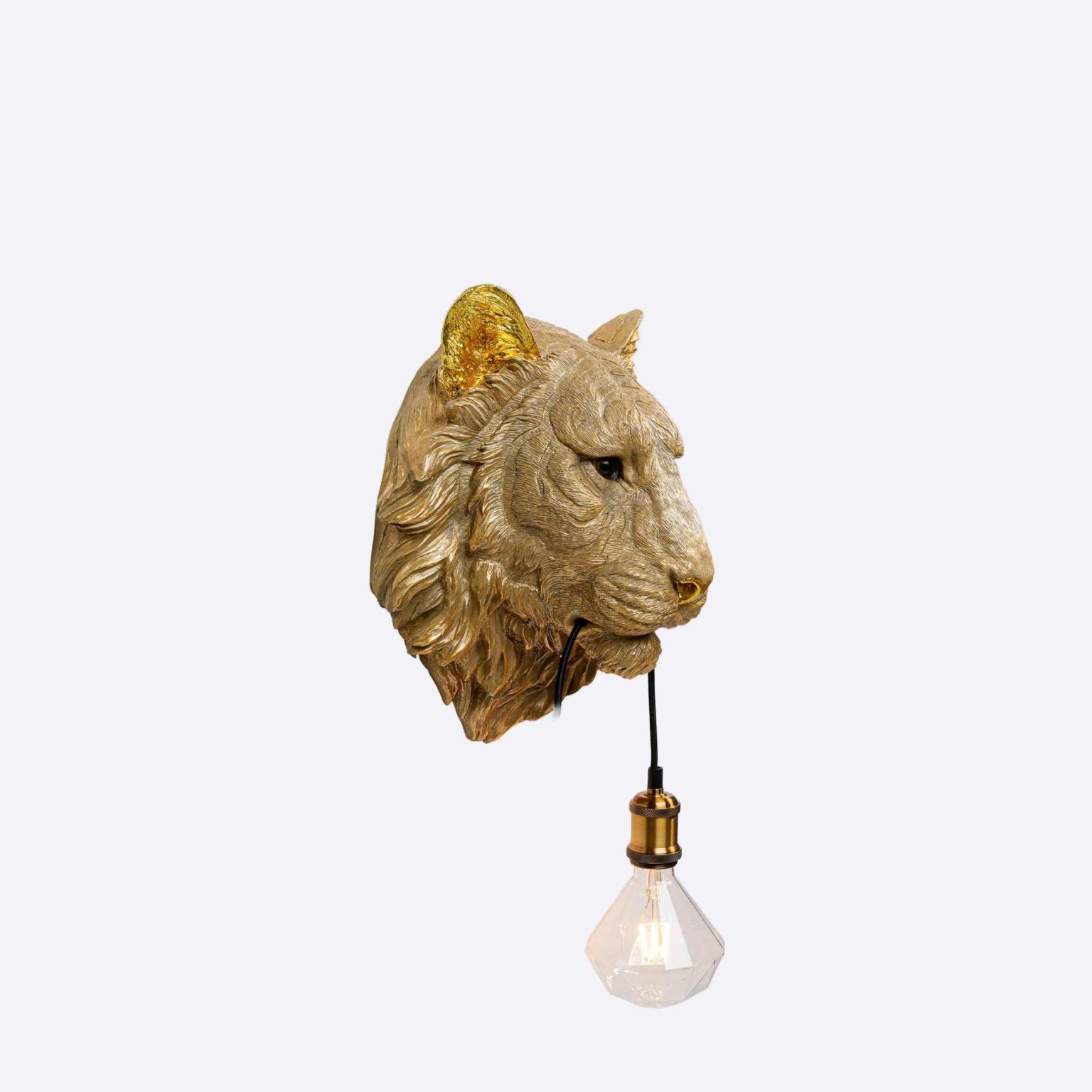 Lion Head Lamp “Ariel” ° Darwin's Daughter